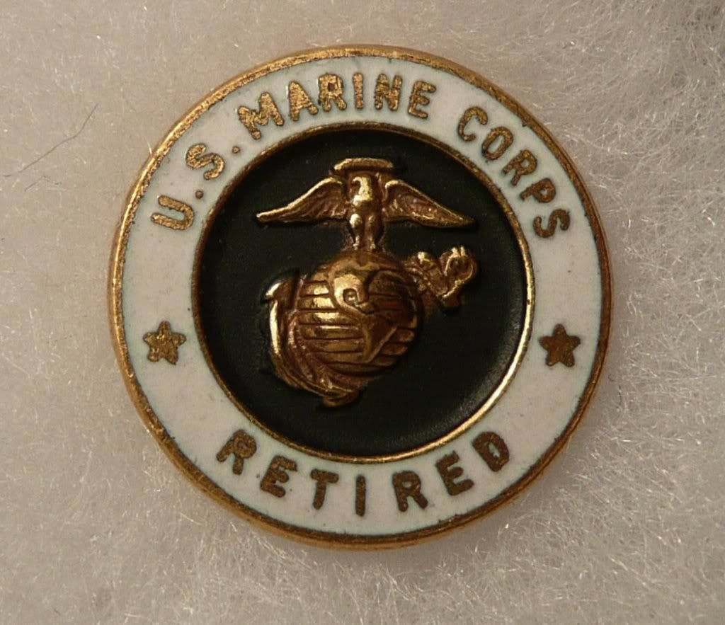 USMC Honorable Discharge Button - MEDALS & DECORATIONS - U.S. Militaria ...