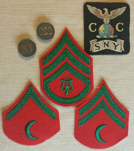 NY CIVILIAN CONSERVATION CORPS INSIGNIA CCC - MISCELLANEOUS / OTHER - U ...