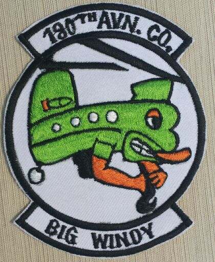 A few Vietnam war era 180th Assault Support Helicopter Company patches ...