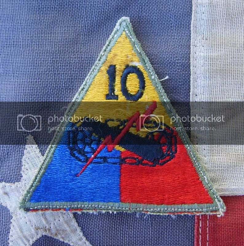 Tenth Armd div jacket patch - ARMY AND USAAF - U.S. Militaria Forum