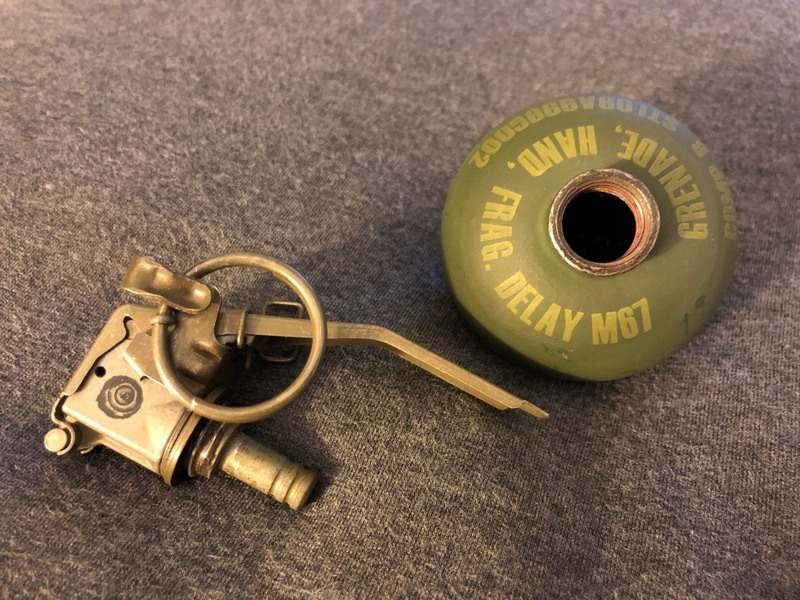 M67 Frag grenade current issue. - FIREARMS - U.S. Militaria Forum