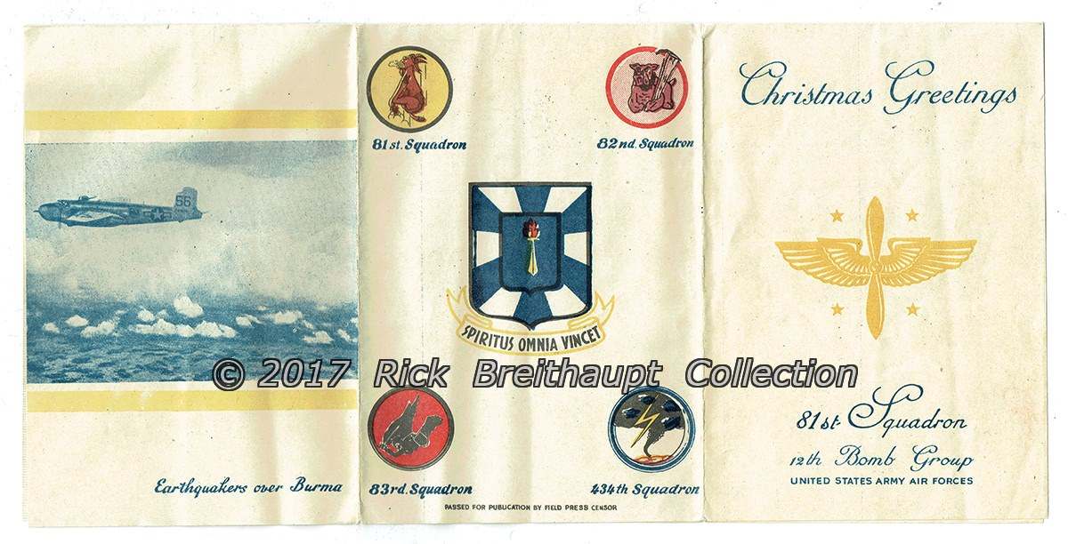 12th Bomb Group | Earthquakers | 9th AAF, 10th AAF CBI and 12th AAF ...