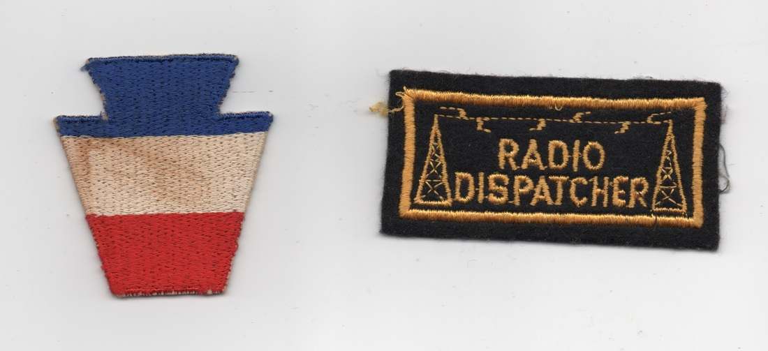 2x Unknowns (radio dispatcher and multi-colored keystone) patches - CAN ...