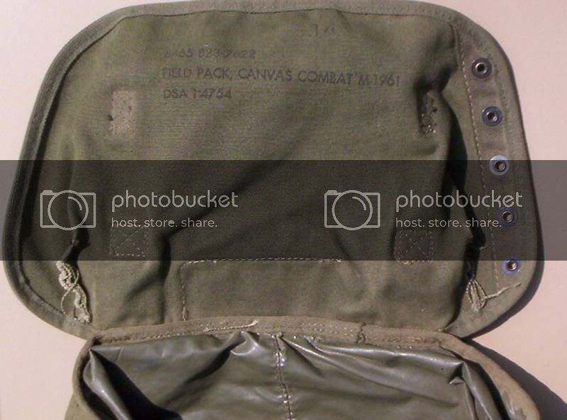 Comparison M-1956 and M-1961 Field Packs - FIELD & PERSONAL GEAR ...