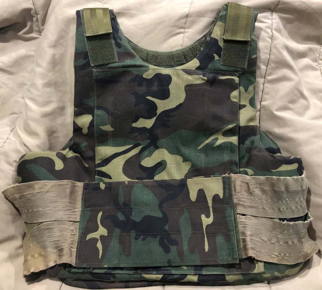 Woodland TG Faust Vest w/ "ACU I 01" Stencil - FIELD & PERSONAL GEAR ...