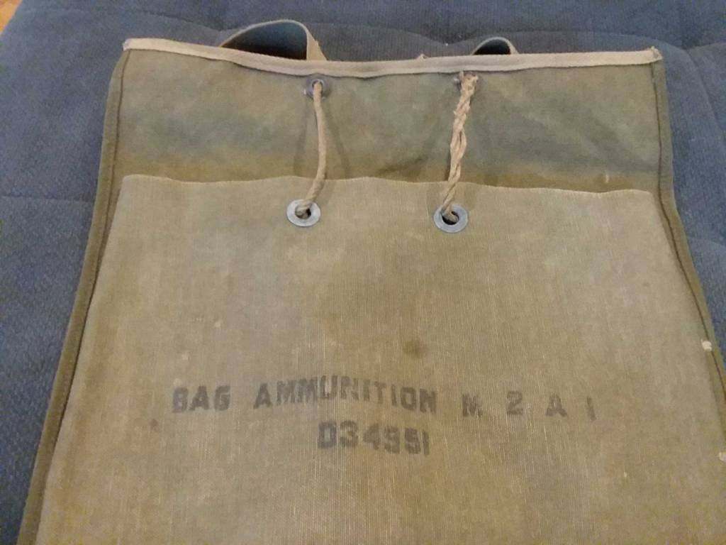 Bag Ammunition M2A1 - FIELD & PERSONAL GEAR SECTION - U.S. Militaria Forum