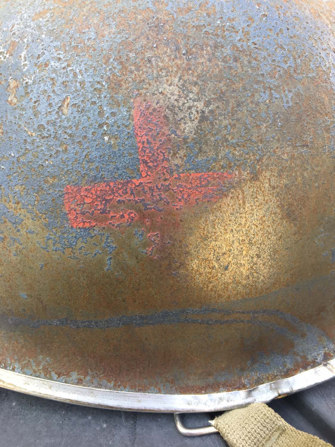 WWII USN CORPSMAN HELMET - CHAPLAIN & MEDIC HELMETS - U.S. Militaria Forum