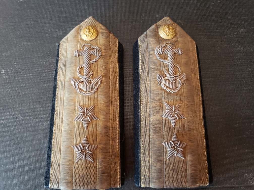 Admiral's Bullion Shoulder Boards - NAVY, COAST GUARD AND OTHER SEA ...