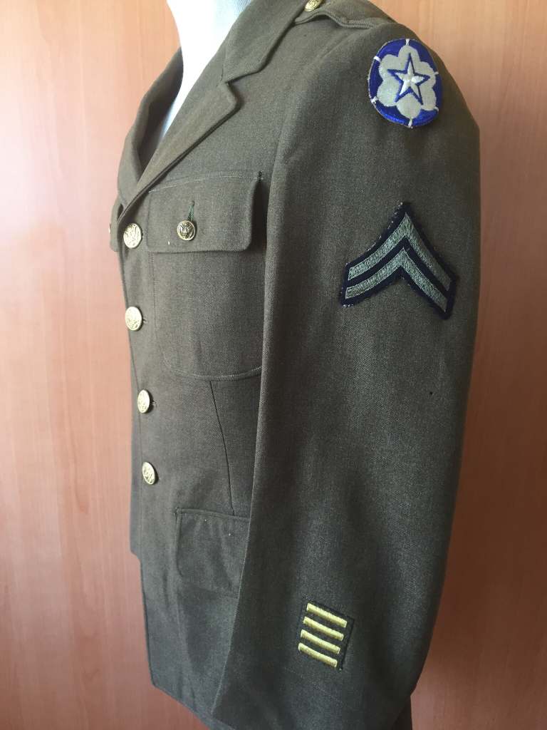 WWII Army Uniform Set North African Theater/ASF Training Center ...