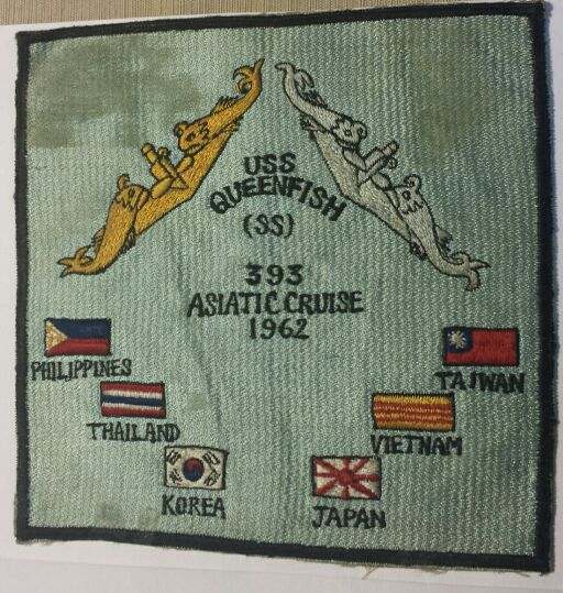 USS QUEENFISH 1962 ASIATIC CRUISE PATCH - NAVY, COAST GUARD AND OTHER ...