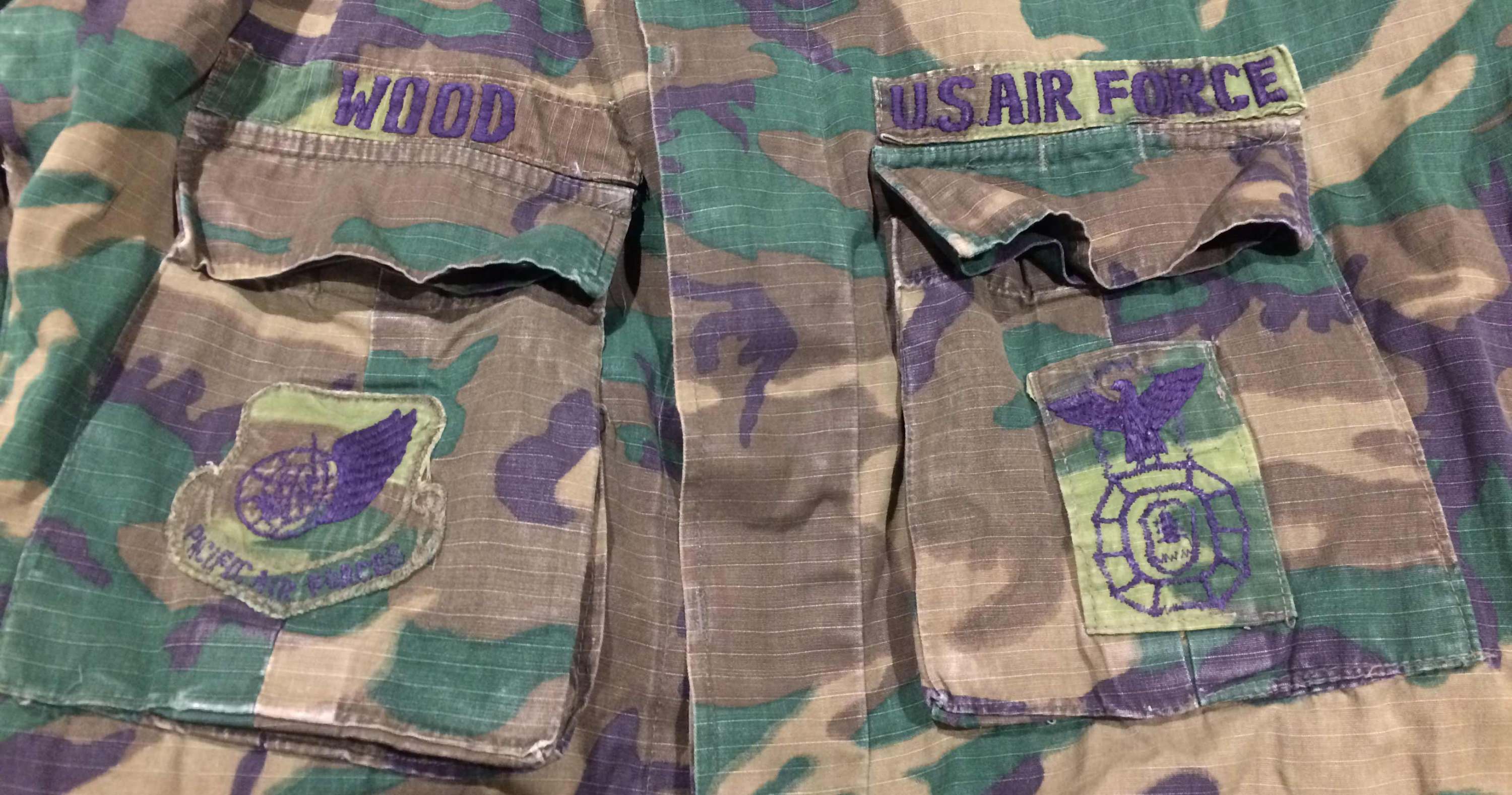 USAF Brown ERDL RDF Jacket with Green ERDL patches - CAMOUFLAGE ...