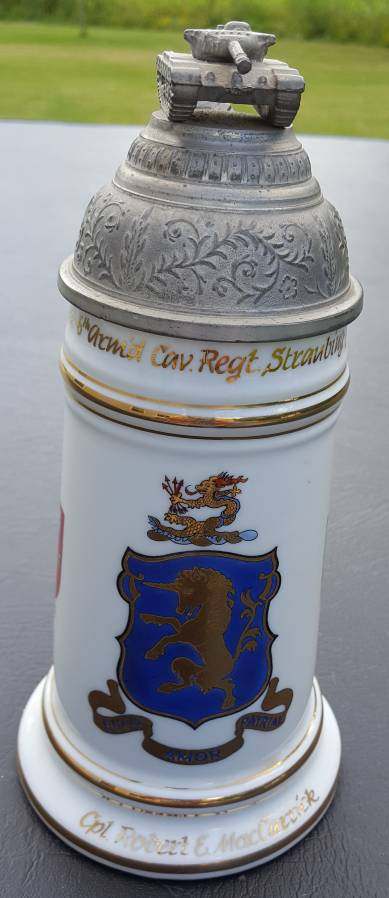 6th ARMORED CAVALRY STEIN GERMANY w/ TANK - UNOFFICIAL MILITARY AWARDS ...