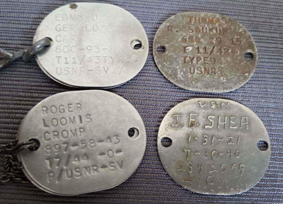 NAVY DOG TAGS - IDENTITY ITEMS (DOG TAGS, BRACELETS, ETC) - U.S ...