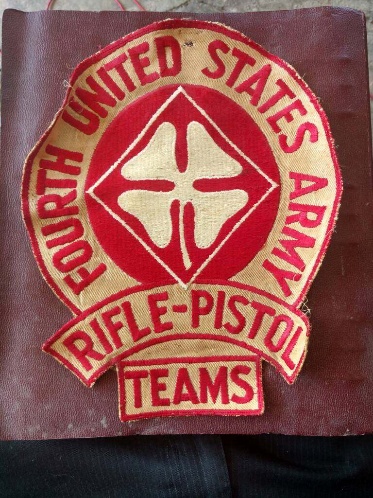 HUGE Fourth United States Army Rifle-Pistol TeamsPatch - ARMY AND USAAF ...