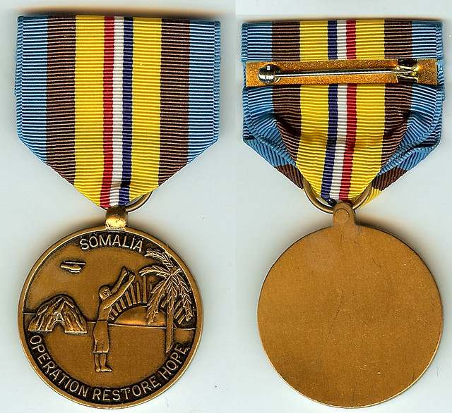Operation Restore Hope Medal - MEDALS & DECORATIONS - U.S. Militaria Forum