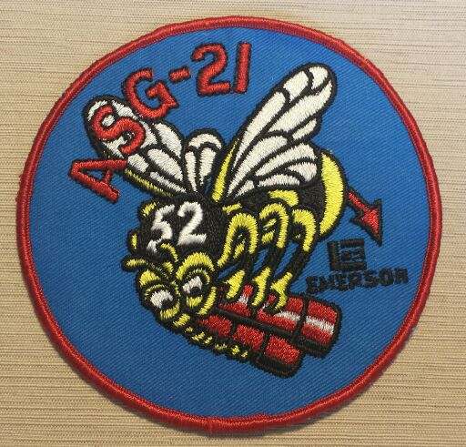 ASG-21 B-52 TAIL GUNNER SYSTEM PATCH (LARGE) - AIR FORCE (USAAF IS WITH ...