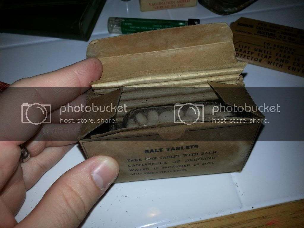 The Elusive WWII Salt Tablets - FIELD & PERSONAL GEAR SECTION - U.S ...