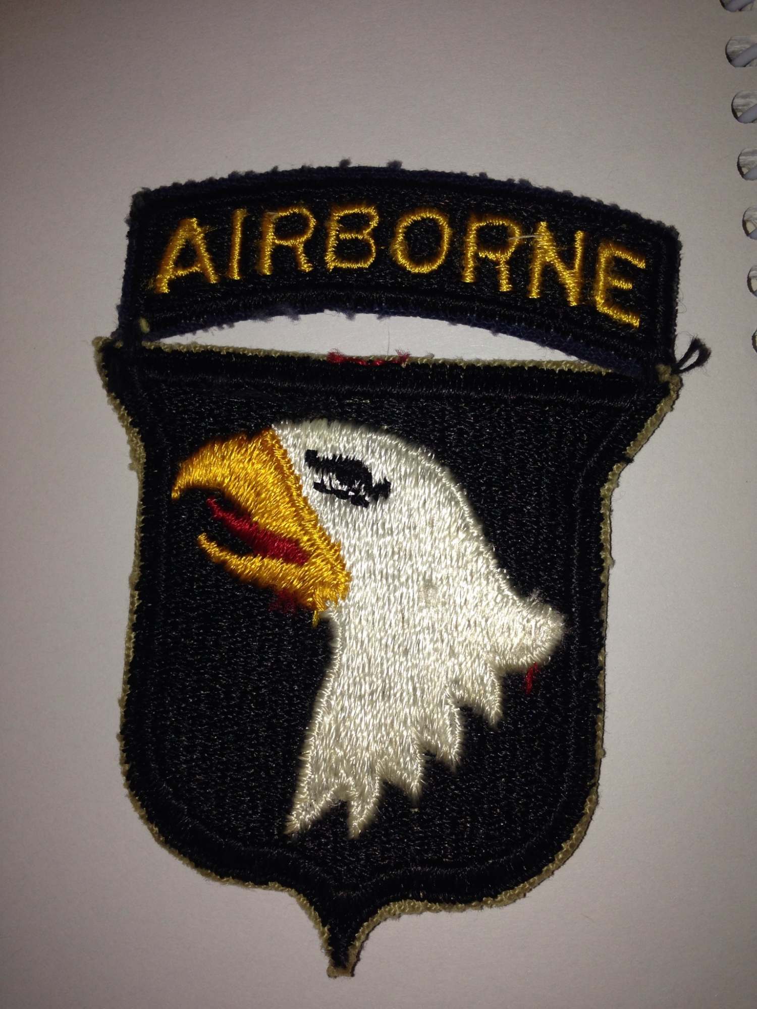 My first 101st patch, good? Era? - ARMY AND USAAF - U.S. Militaria Forum