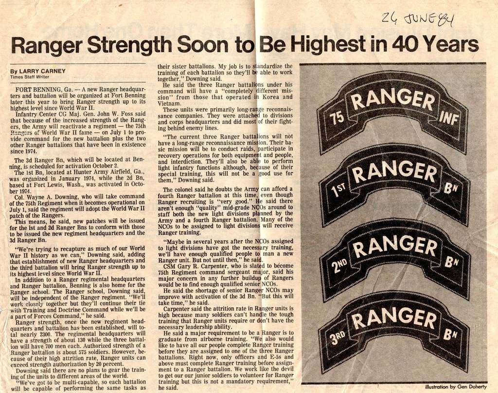 75th Ranger patch...what's the real story? - ARMY AND USAAF - U.S ...