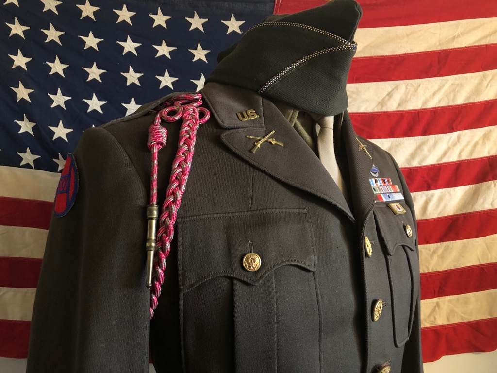 Awesome Goodwill 30th ID Malmedy Artillery Observer Uniform, CIB x2 ...