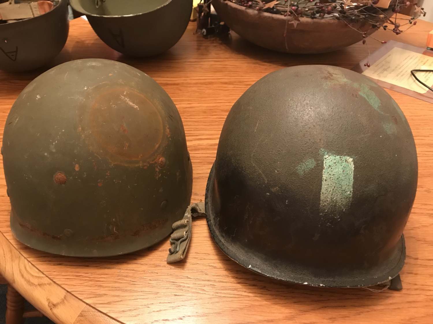 New M1 helmet w/officer markings - M-1; M-1C & M-2 HELMETS - U.S ...