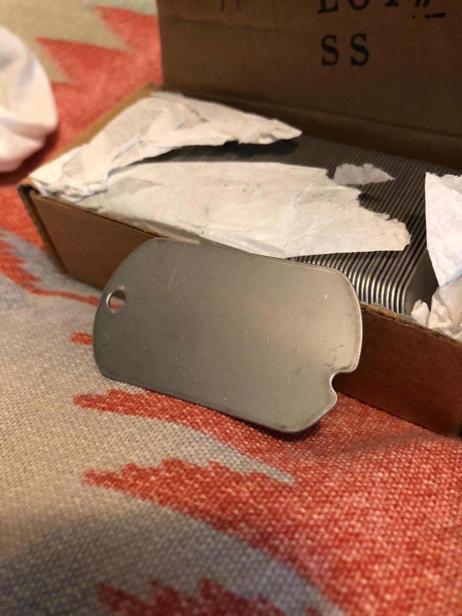 Are these real WWII era blank notched dogtags? - IDENTITY ITEMS (DOG ...