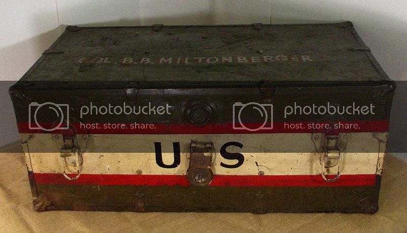 Colonel Butler B. Miltonberger 134th Infantry Regiment foot locker ...