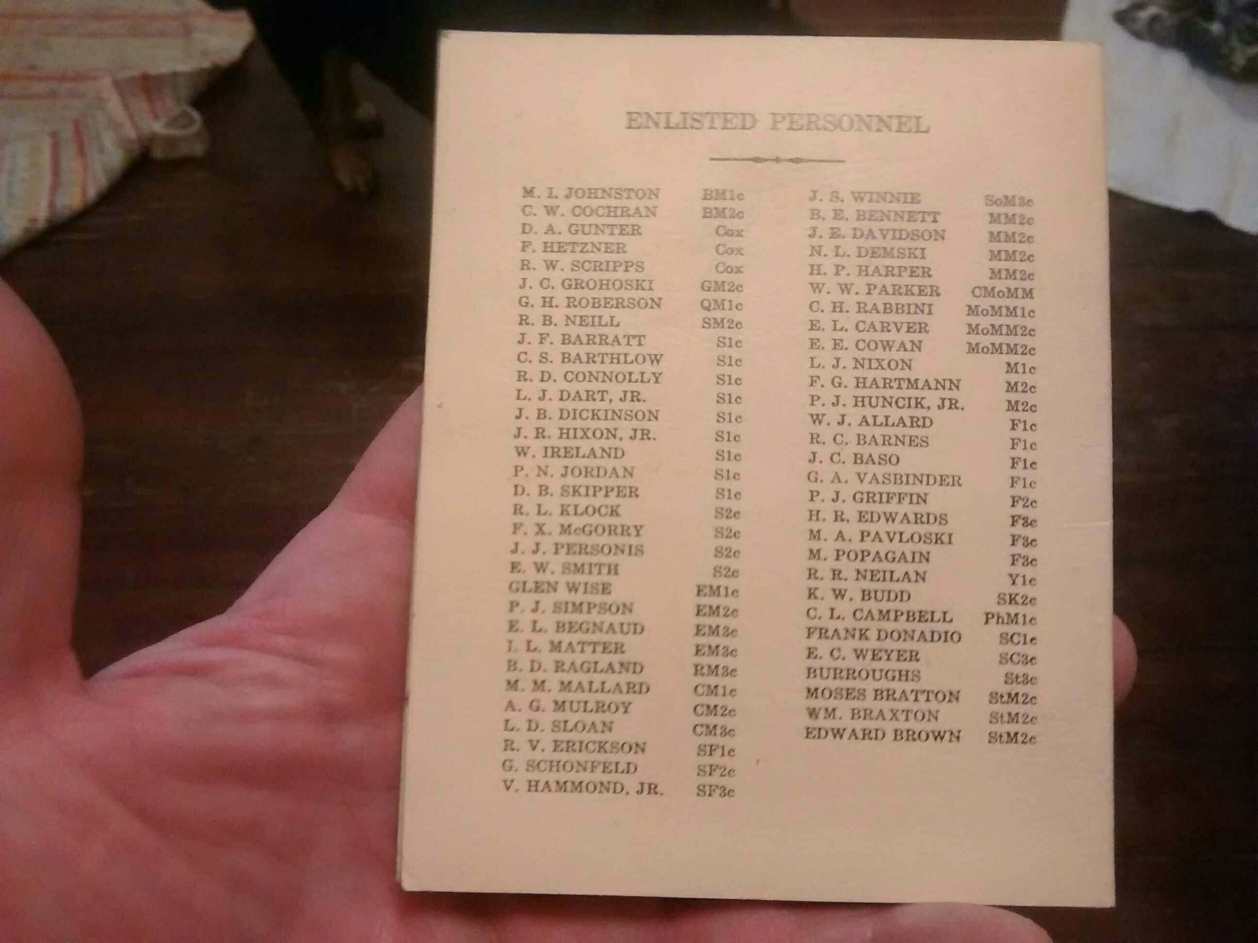 Military Thanksgiving Day Menus - Post your own here! - Page 3 ...