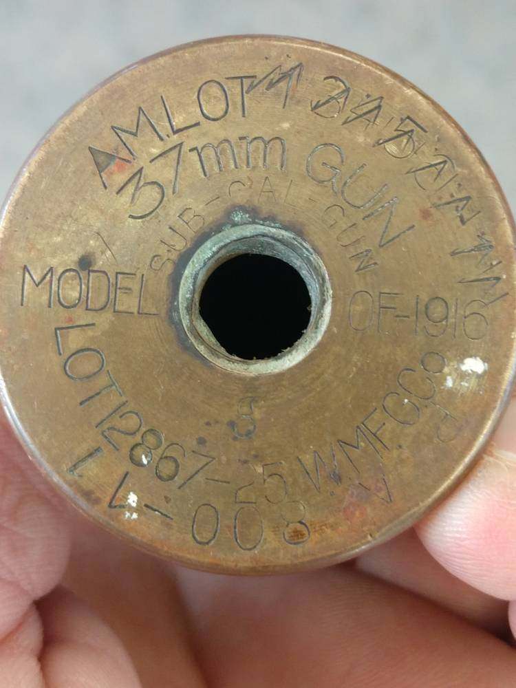 Winchester 37mm round dated 1916 - FIREARMS - U.S. Militaria Forum