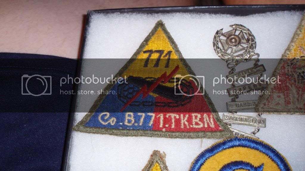 WW2 RARE 771st TANK BATTALION GROUPING....SWEET! - ARMY AND USAAF - U.S ...