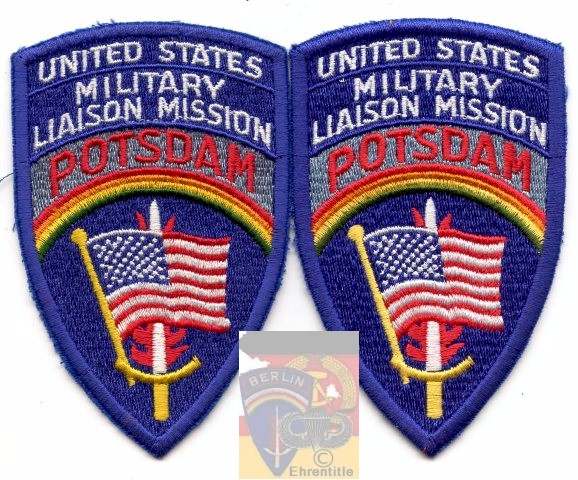 US Military Liaison Mission Potsdam (USMLM) Patches - ARMY AND USAAF ...