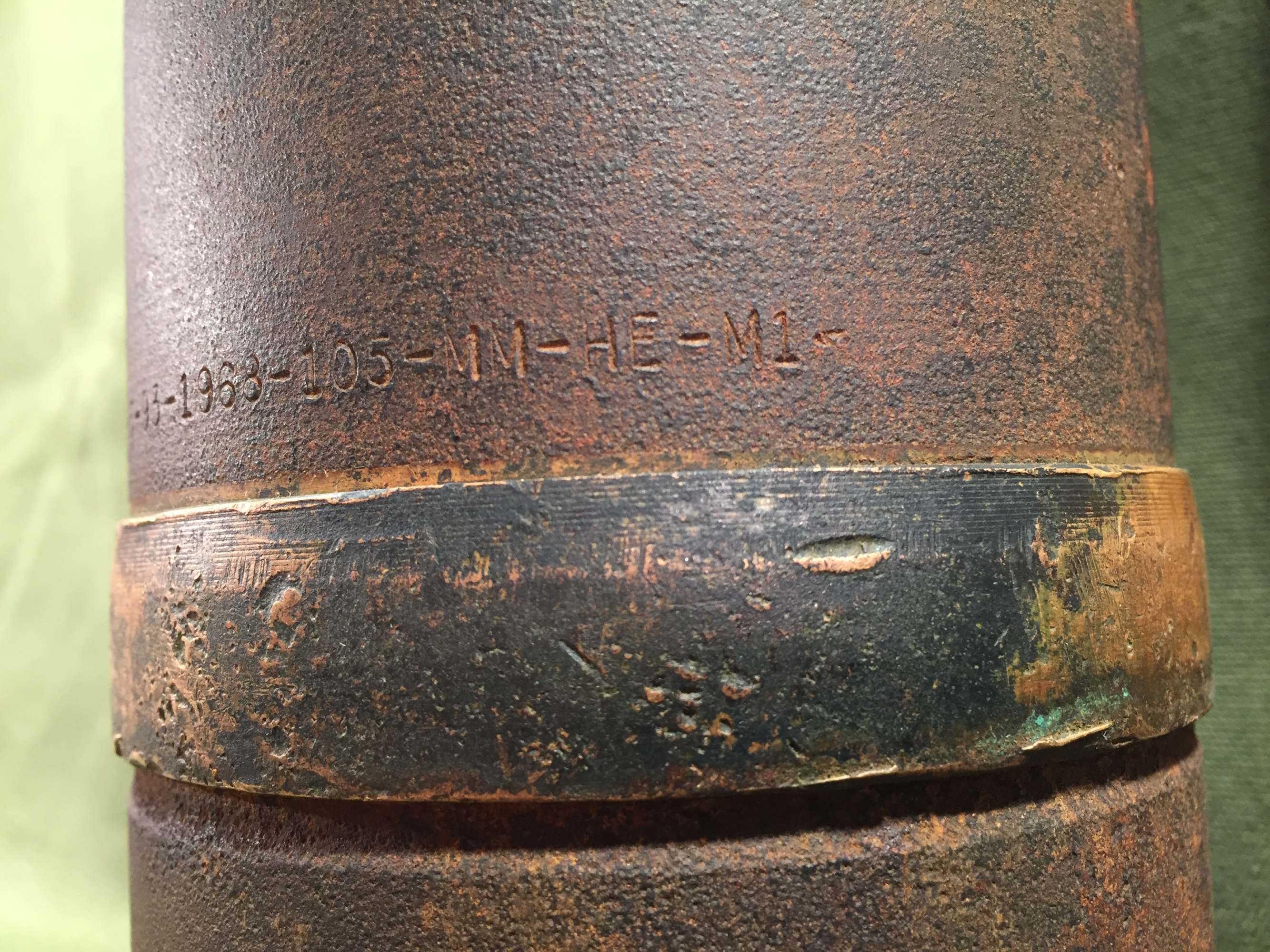1968 105mm HE Shell and Casing - FIREARMS - U.S. Militaria Forum