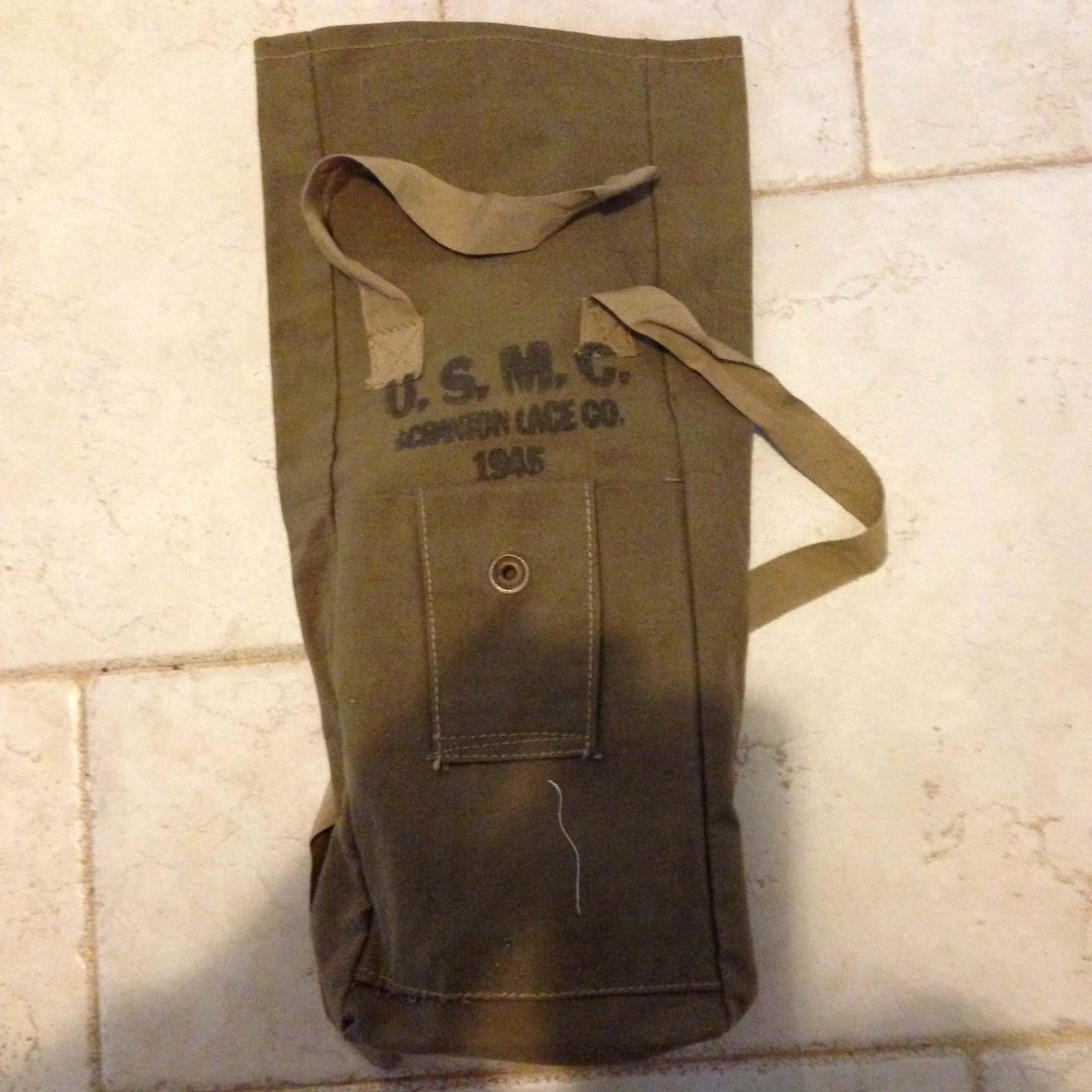 Identify: USMC 1945 bag - FIELD & PERSONAL GEAR SECTION - U.S ...