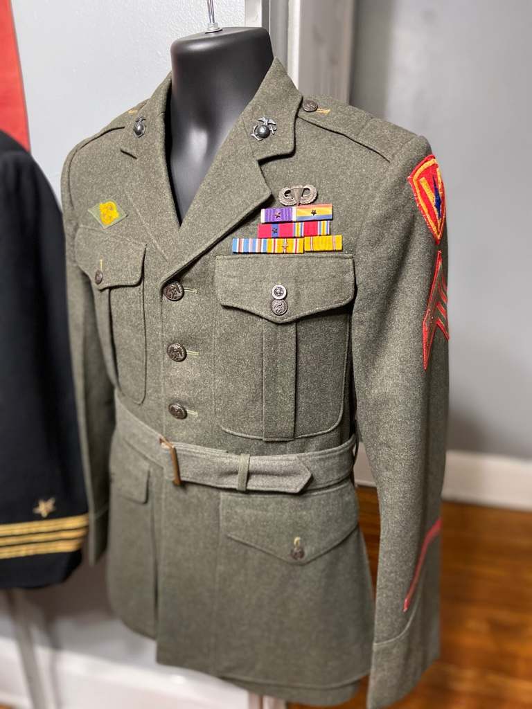 WWII USMC PARAMARINE GROUPING WIA GUADALCANAL/ IWO JIMA - GROUPINGS ...