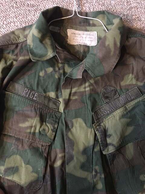 1969 Air Force Combat Controller patched ERDL - CAMOUFLAGE UNIFORMS - U ...