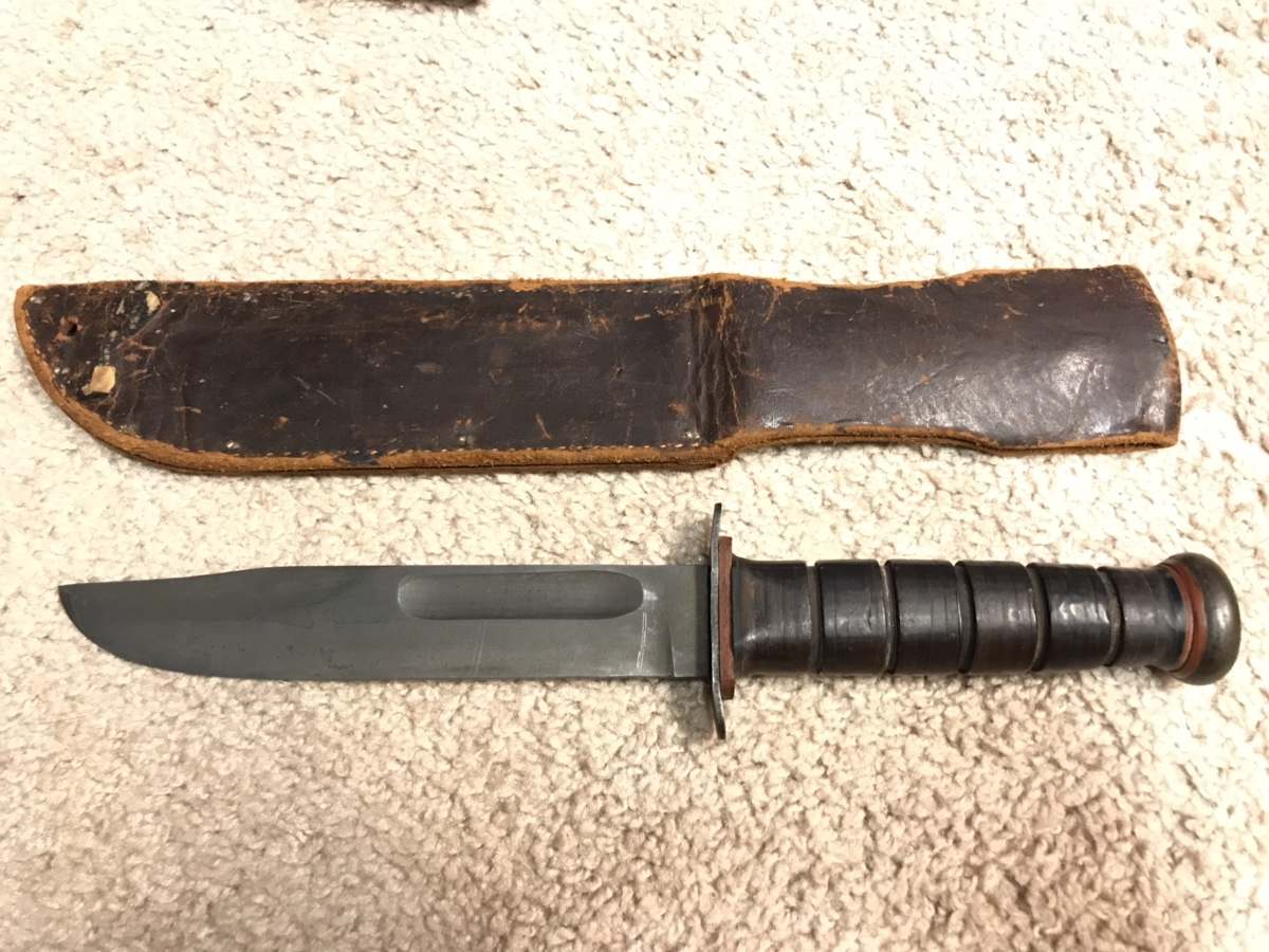 WWII PAL BLADE CO KABAR Red Spacer - EDGED WEAPONS - U.S. Militaria Forum