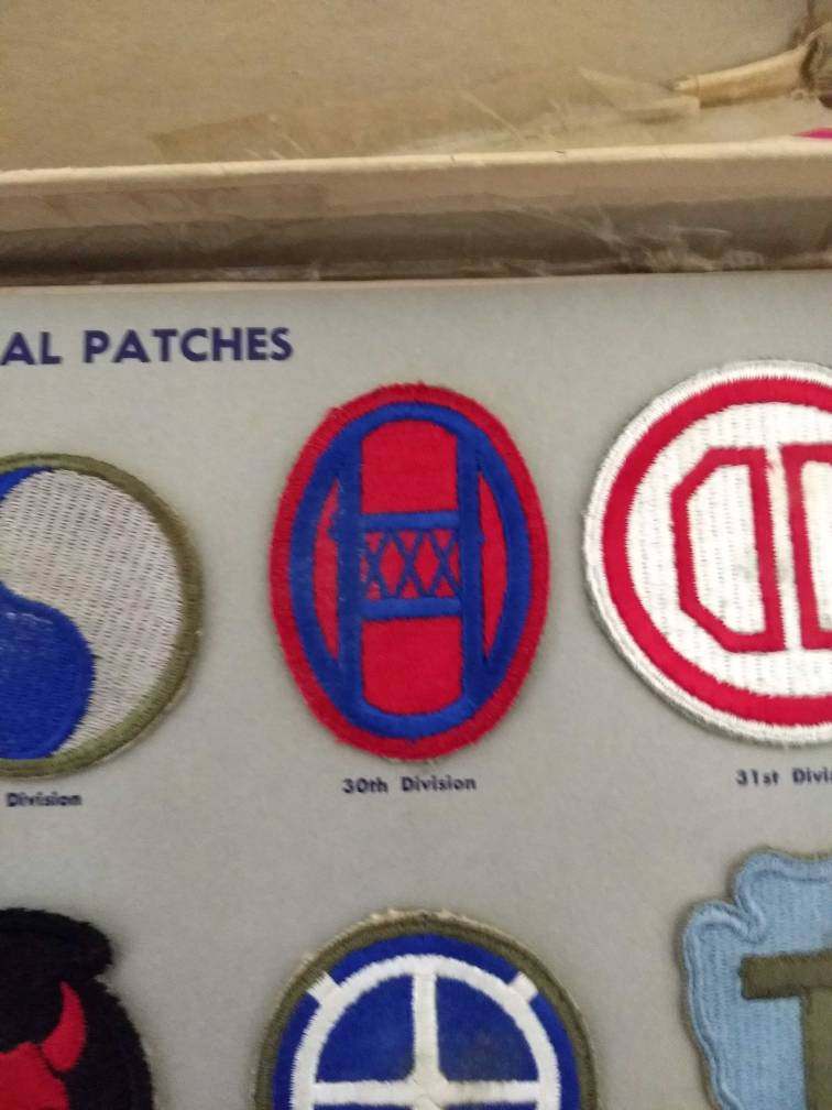 Different types of 30 ID patches all ww2 era? - ARMY AND USAAF - U.S ...