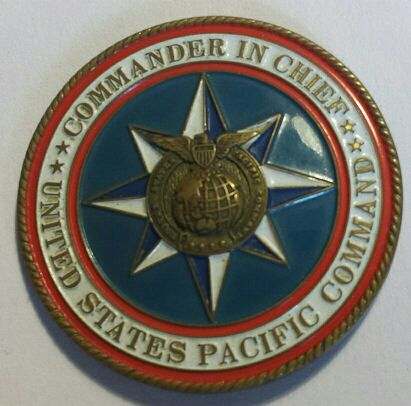 COMMANDER IN CHIEF PACIFIC I'D BADGE - BADGES, AWARDS, DUI, AND COLLAR ...