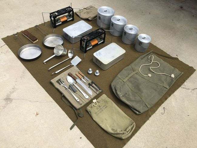 Outfit, Cooking, 20-Man - BASE/BIVOUAC/CAMP/DEPOT ITEMS - U.S ...