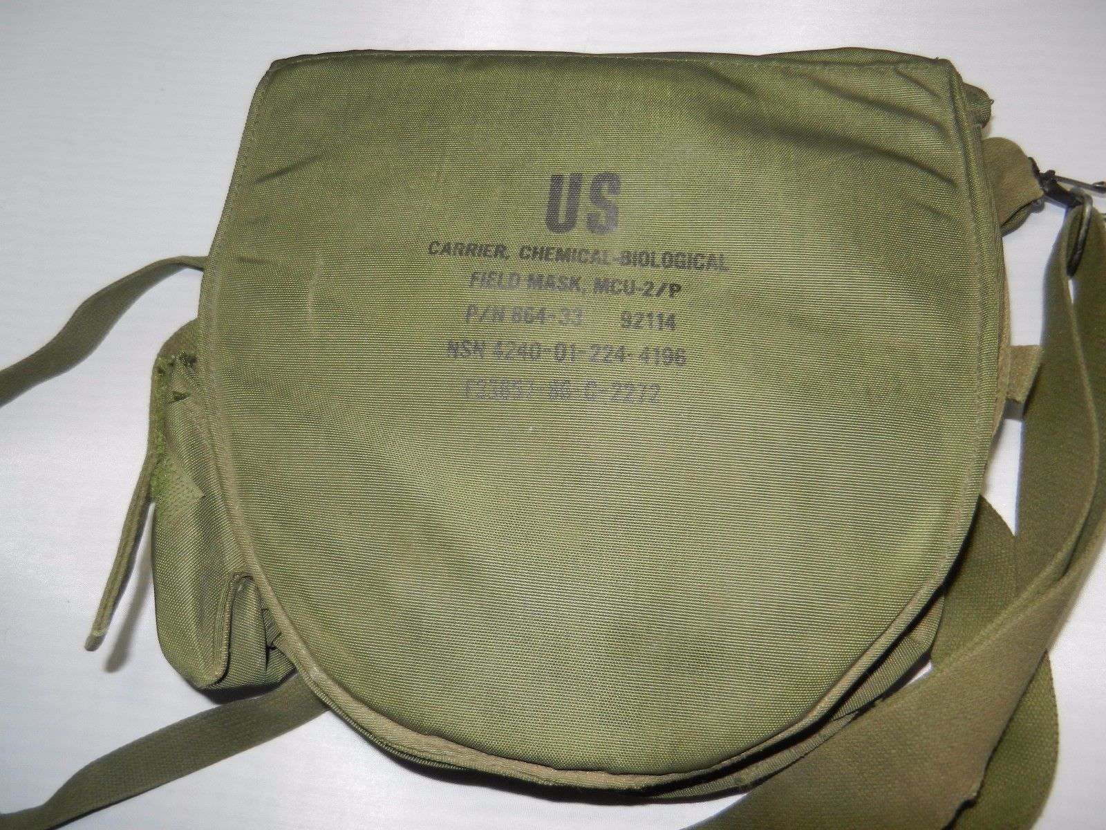 M40 & MCU-2/P Gas Mask Carrier - FIELD & PERSONAL GEAR SECTION - U.S ...