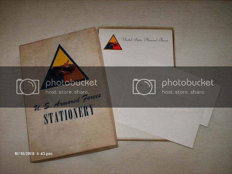 Armored Forces Stationery. - EPHEMERA, PHOTOGRAPHS & MILITARY ARTWORK ...