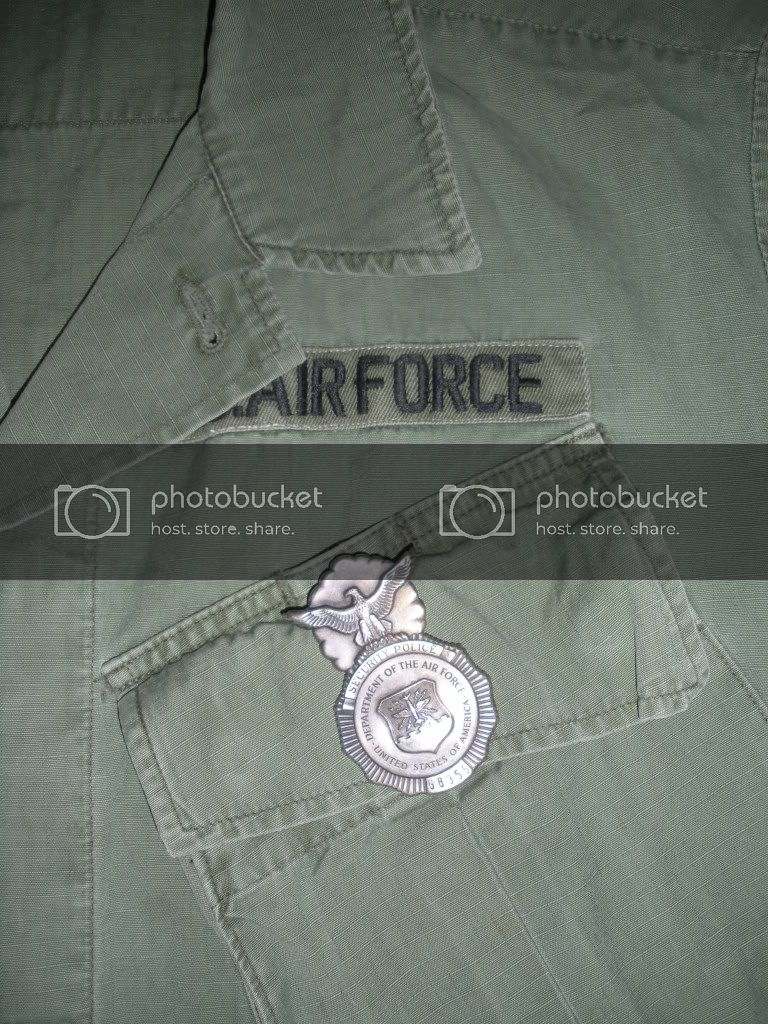 USAF Security Police Jungle Jacket. - UNIFORMS - U.S. Militaria Forum