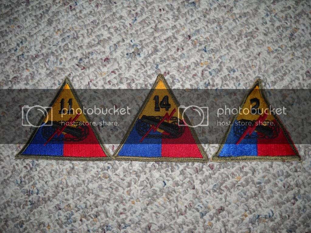 Armor Triangles: Real vs. Made For Collectors - Page 2 - ARMY AND USAAF ...