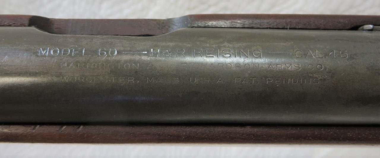 H&R Reising Model 60 - .45 ACP - An interesting piece of history ...