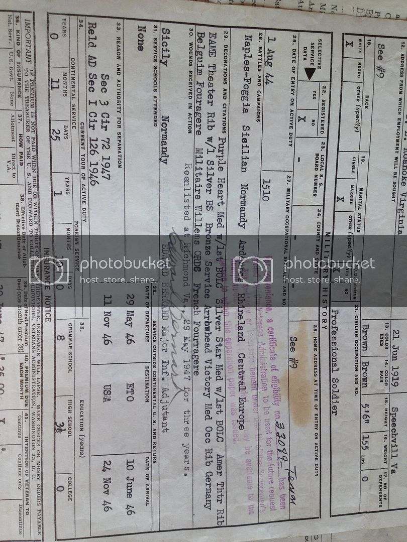 WWII Named 505th PIR 82nd Airborne Division Group - GROUPINGS PAGE - U ...