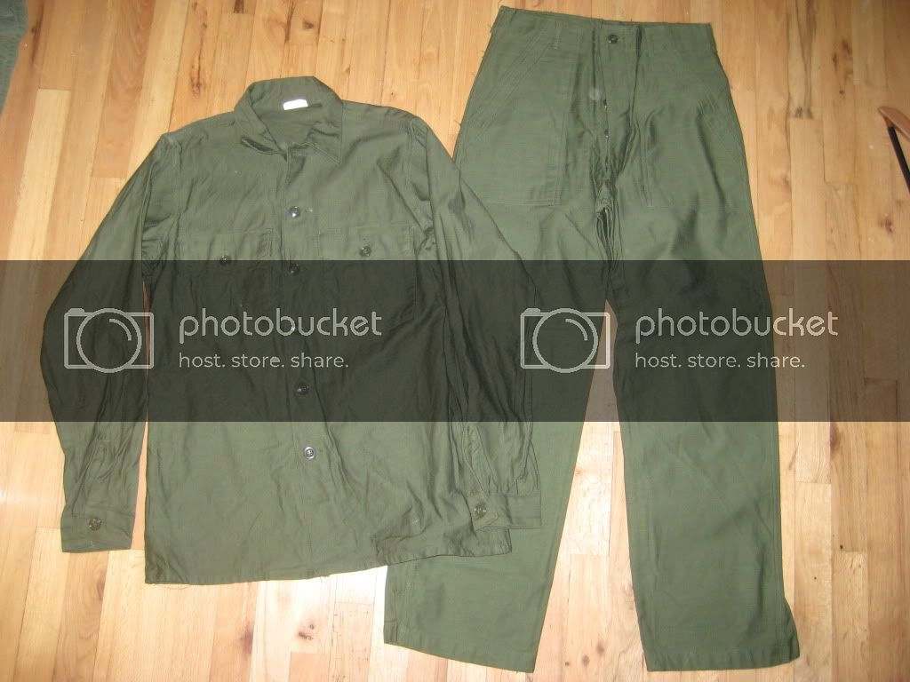 Unissued Early 3rd Pattern OG-107 Utility Uniform - UNIFORMS - U.S ...