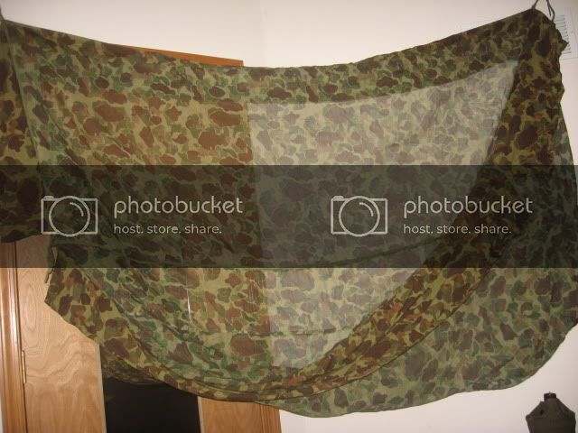 USMC Camo Mosquito Net for pup tent - FIELD & PERSONAL GEAR SECTION - U ...