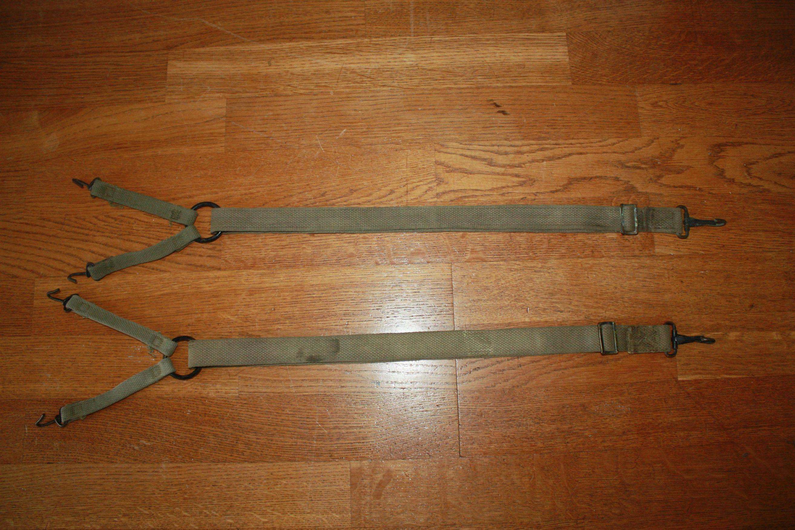 M1941 USMC Suspenders - FIELD & PERSONAL GEAR SECTION - U.S. Militaria ...
