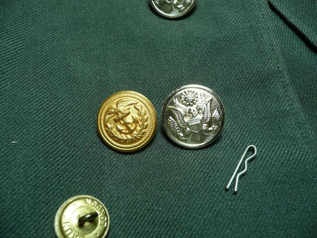 US Army Class A uniform w/silver buttons - UNIFORMS - U.S. Militaria Forum