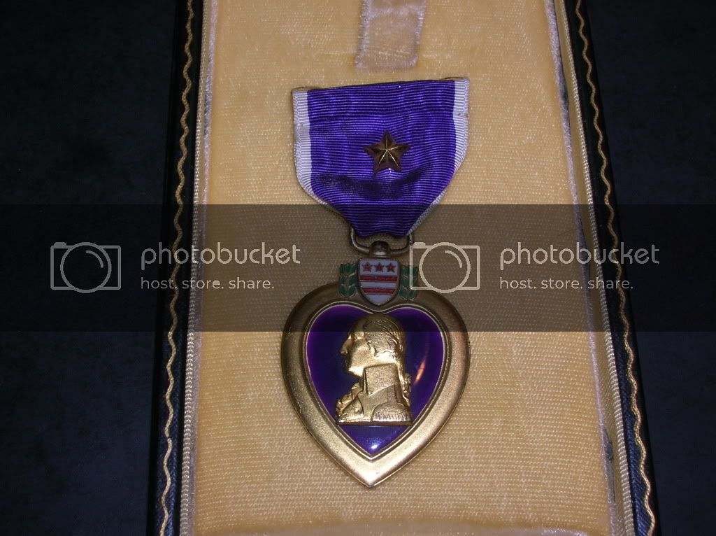 My First USMC Marine Purple Heart - KIA on Iwo Jima - MEDALS ...